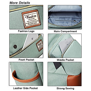 Slim Laptop Backpack for Women, Fashion Travel Rucksack College School Bookbag