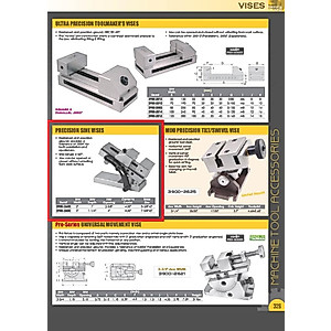 HHIP 3900-2603 2' Precision Sine Vise, 2-5/8' Opening