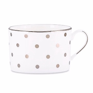 Kate Spade New York Larabee Road Platinum Cup, 0.40 LB, Metallic