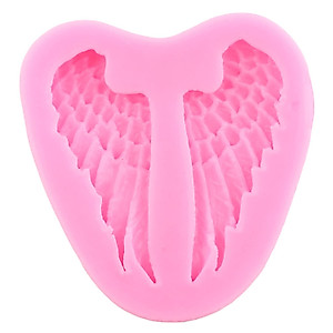 Mujiang Angel Wings Fondant Silicone Molds For Cake Decorating Chocolate Candy Resin Clay Set Of 4