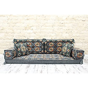 Arabic Majlis Sofa, Arabic Floor Seating, Floor Seating Sofa, Arabic Couches (With STANDARD FOAM)