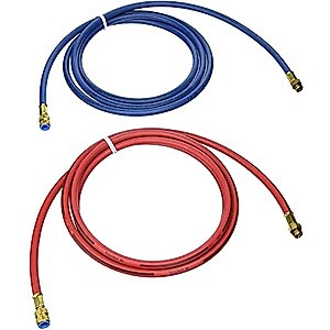 Robinair 34722 Replacement 9' Long Red and Blue R-134a Enviro-Guard Hose Set for 34788, 34288, and 34134Z RRR Machines