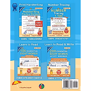Preschool Math Workbook: Number Tracing, Addition and Subtraction math workbook for toddlers ages 2-4 and pre k
