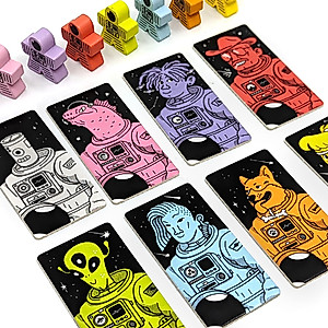 Shoot for The Stars — The Rocket-Powered Trivia Game for Adults and Family — Board Games for Teens, Kids and Aliens Alike