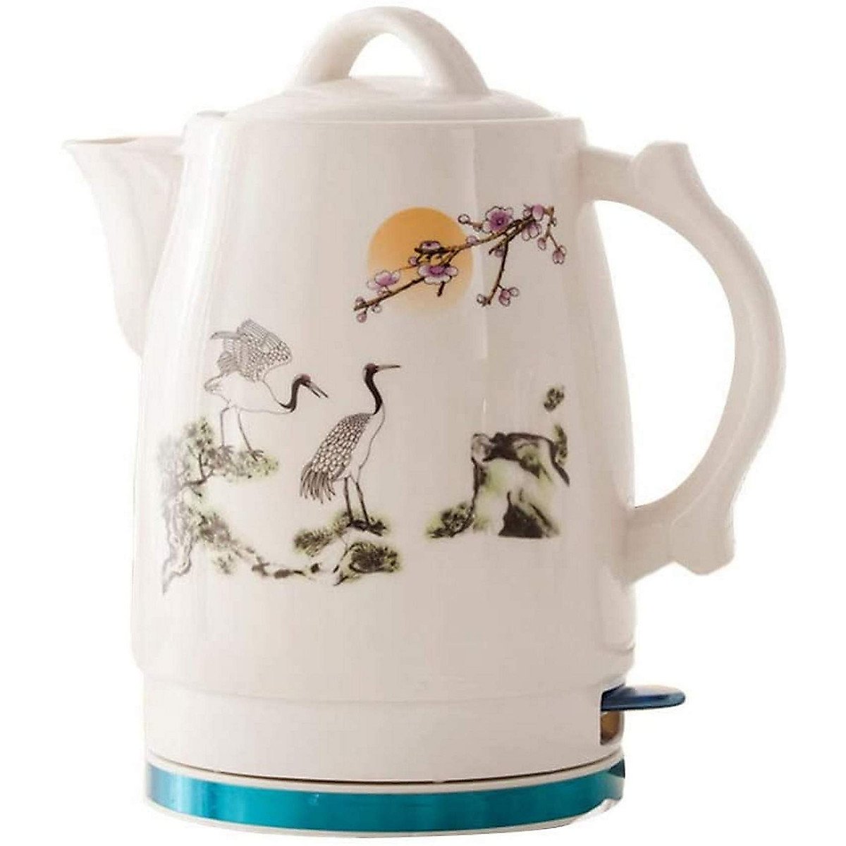 -Eleactric Ceramic Cordless Kettle Teapot, 2.0L, 1500W Water Fast for Tea, Coffee, Soup, Oatmeal-Removable Base, Boil Dry Protection/B/D