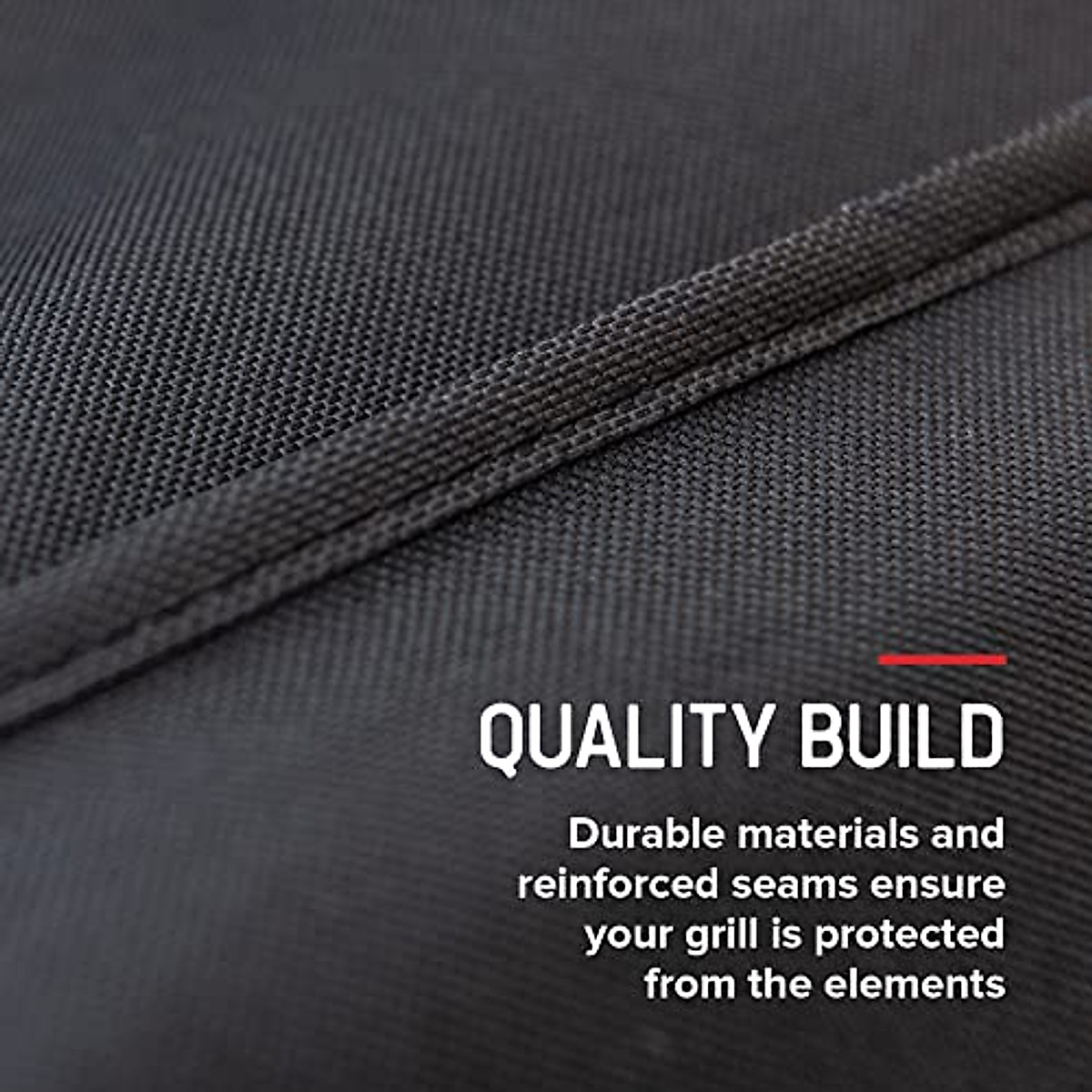 Nexgrill Premium Polyester Heavy Duty Quality Build Outdoor Cooking Flat Top Barbecue Griddle Cover, Durable, Water Resistant, with Adjustable Strap, fits 42" Flat Top Griddle, Black