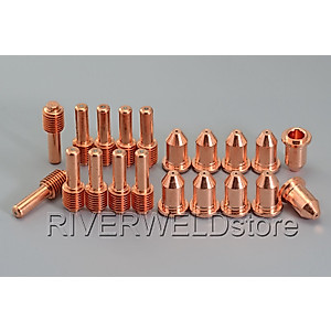 RIVERWELD 192048 Plasma Electrode 177876 Plasma Tip Fit Miller ICE-50C Plasma Cutter Torch 20pcs