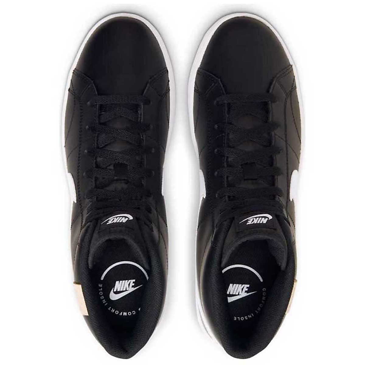 NIKE Men's Court Royale 2 MID Tennis Shoe, Black White Onyx, 7.5