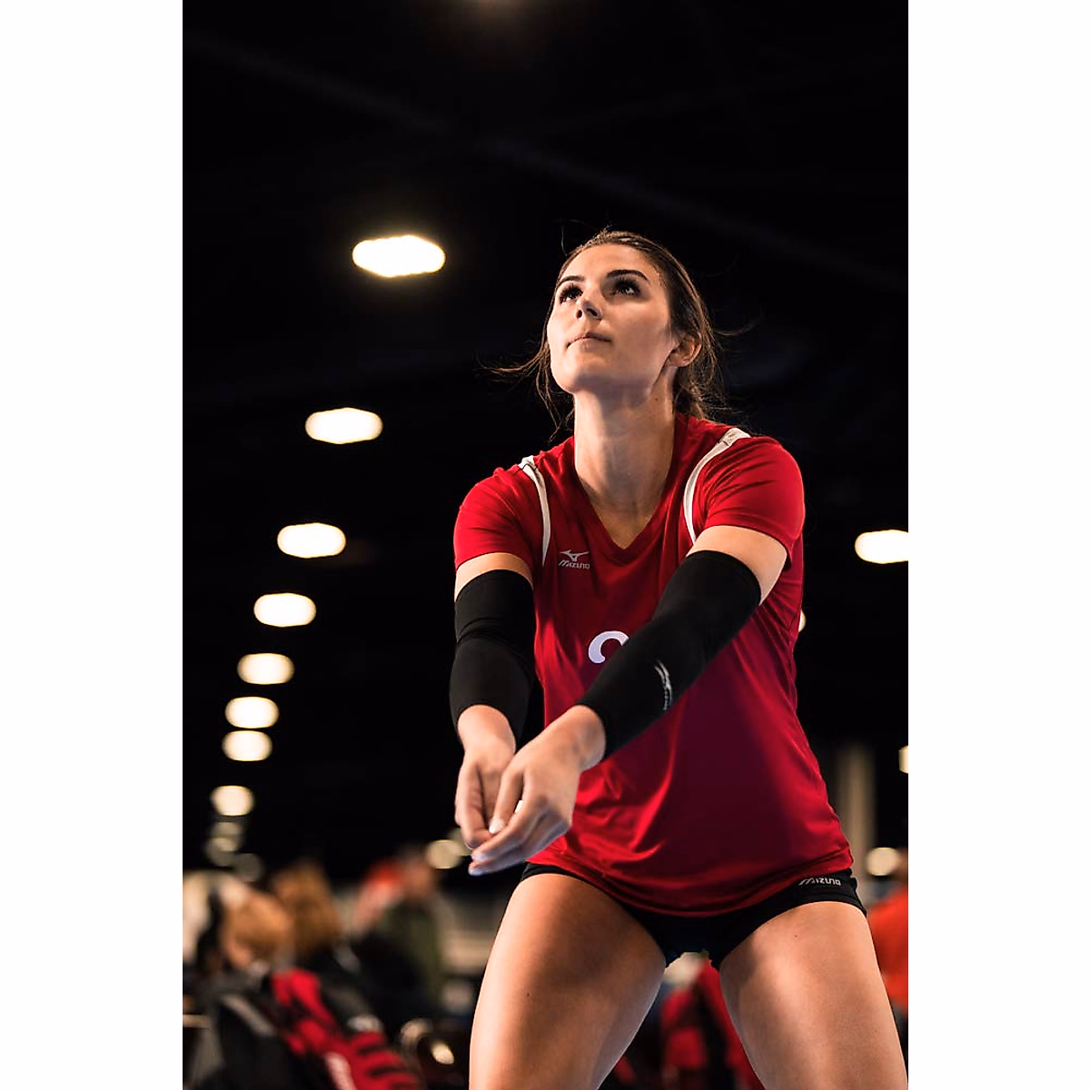 Mizuno Arm Sleeves, Navy, OSFM