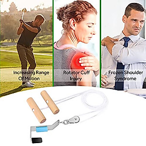 YPCBYNBS Shoulder Pulley,Over The Door Rehab Exerciser for Physical Therapy & Rotator Cuff Recovery
