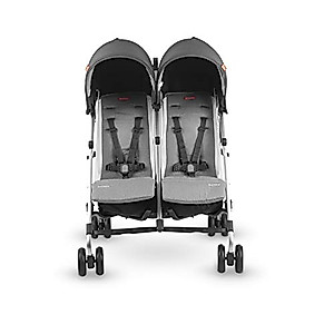 UPPAbaby G-Link 2 Stroller - Jordan (Charcoal Melange/Silver) + G-Link 2 Travel Bag