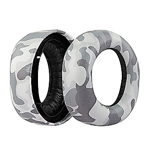 Geekria QuickFit Replacement Ear Pads for Sony Playstation 5 Pulse 3D PS5 Wireless Headphones Ear Cushions, Headset Earpads, Ear Cups Repair Parts (Camo)