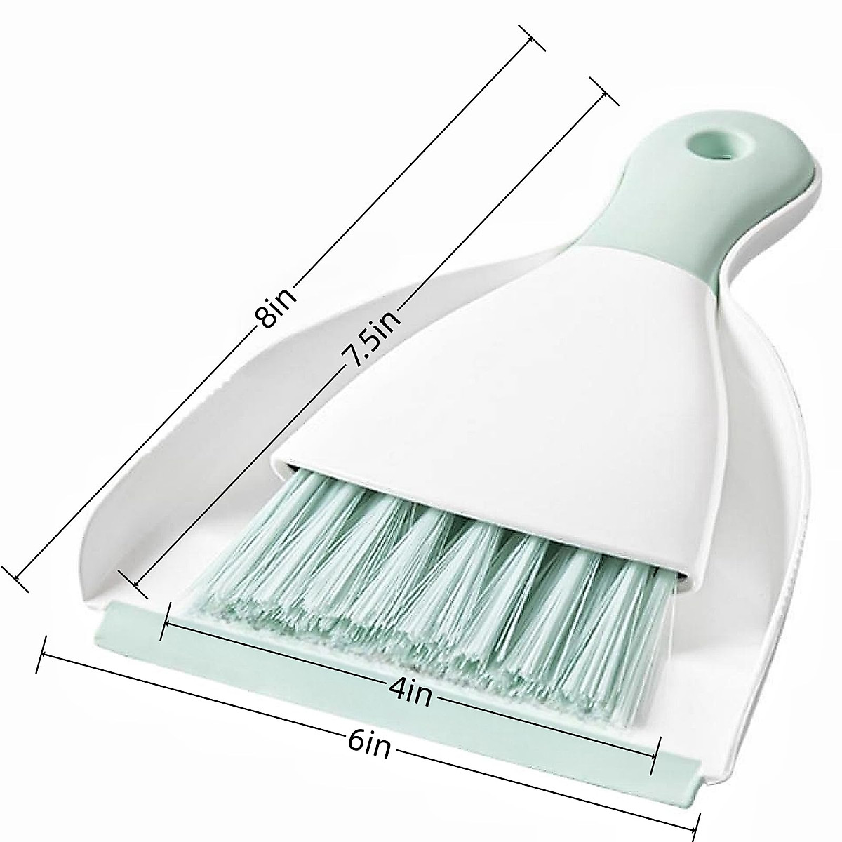 YCSXhandpick Small Broom with Dustpan Combo Set Dust Pan and Brush Set Table Ceaner Gap Cleaning Brushes and Dust Pans Hand Broom