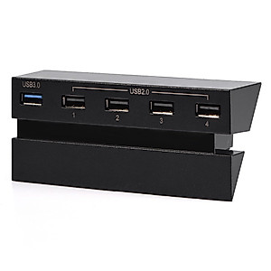 USB Hub 5-Port Portable Wear-Resisting Compatible with Game Console