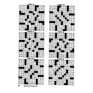 KAPPA Super Saver LARGE PRINT Crosswords Puzzle Pack-Set of 6 Full Size Books