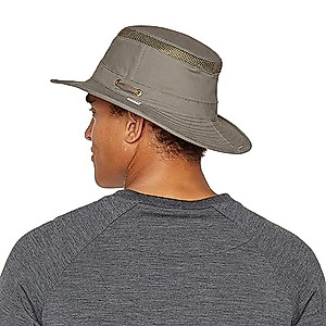 Tilley Womens T5mo Organic Airflo Sun Hat, Olive, 7 5/8 US