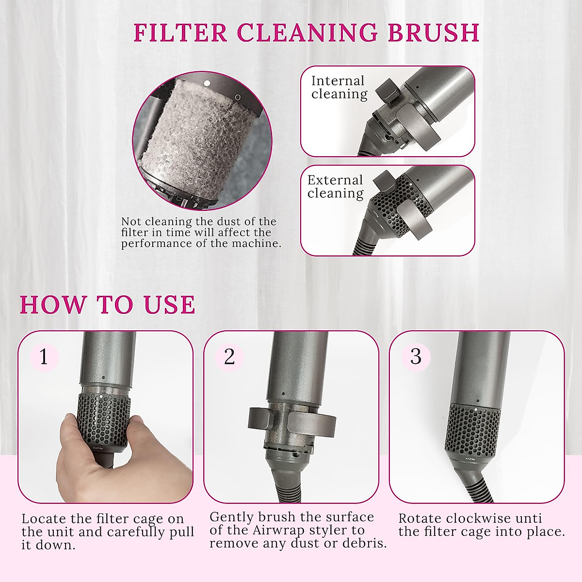 YTCHYYSK Diffuser and Adaptor for Dyson Airwrap Diffuser Attachment Compatible with Dyson Converting Styler to Hair Dryer