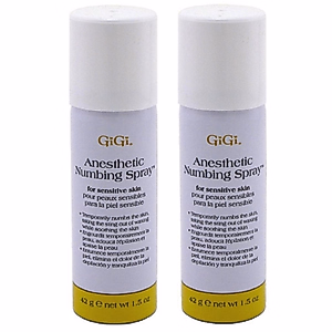 Gigi Anesthetic Numbing Spray, 1.5 Ounce , Pack of 2