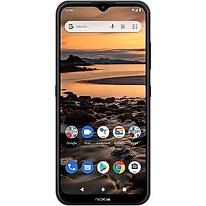 Nokia 1.4 | Android 10 (Go Edition) | Unlocked Smartphone | 2-Day Battery | International Version | 2/32GB | 6.51-Inch Screen | Charcoal