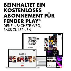 Squier Affinity Series Precision Bass, Lake Placid Blue, Laurel Fingerboard