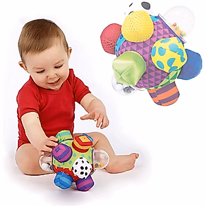 The Season Toys Baby Cognitive Developmental Bumpy Ball Toy Newborns to 6 Months, 8 Months, 1 Year and 2 Years Old Toddlers, Brain Development Toy for Kids, Colorful