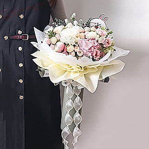 BBJ WRAPS Korean Cotton Wrapping Flower Paper Non-Woven Waterproof Floral Bouquet Wraps Packaging Tissue Paper for Florist Supplies, 22.8x22.8 Inch - 15 Sheets (Purple)…