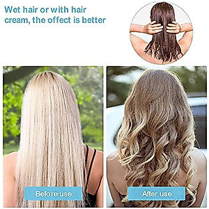 Tirdkid Sleeping Headband Heatless Curling Iron, Blue, Ceramic Heater Surface, Adjustable Velcro Headband, Upgraded Eight Claw Design for Heatless Curls, 1 Count (Pack of 1)