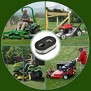 593260 Air Filter，Lawn Mower Air Cleaner Replacement Filters Cartridge for 4247 5432 5432k 09P00 09P702 550E 500EX 550EX 625 575EX Mower Series Engine Accessories (4PCS)