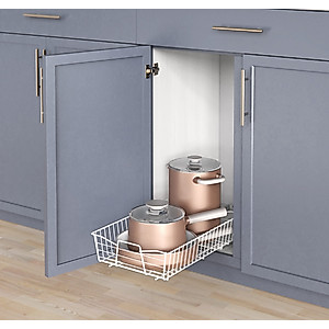 ClosetMaid 53052 14-Inch Wide Cabinet Organizer, White