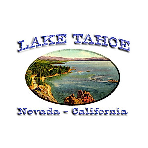 CafePress Lake Tahoe Rectangle Magnet, 3"x2" Refrigerator Magnet