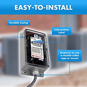 EasyStart Micro-Air 368 Advanced Soft Starter (ASY-368-X72-BLUE), Air Conditioner Soft Start Works with Generator, Start Air Conditioners at Less Power, Automotive & RV Use, 6 Ton Compressor