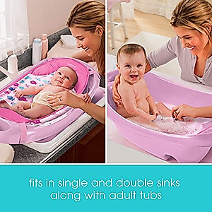 Summer Infant Splish 'N Splash Newborn to Toddler Bath Tub, Pink