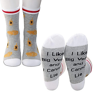 PXTIDY 2 PAIRS Phlebotomy Socks Phlebotomist Gift I Like Big Veins Novelty Socks Phlebotomy Technician Nurse Gifts