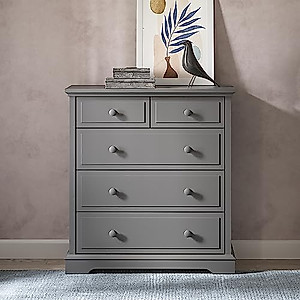 Child Craft Universal Select 4 Drawer Chest, Storage for Nursery or Kids Room, Cool Gray