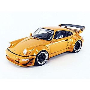 Solido S1807501 1:18 2011 RWB 964-Orange Porsche Collectible Miniature car, Orange