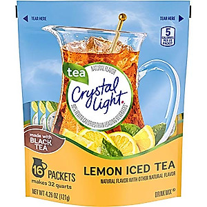 Crystal Light Iced Tea Drink Mix - Lemon - 4.26 oz - 16 ct - 2 pk