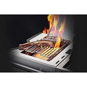 Napoleon PRO500RSIBPSS-3 Prestige PRO 500 BBQ Propane Gas Grill, sq.in. + Infrared Side and Rear Burners, Stainless Steel