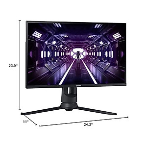 SAMSUNG Odyssey G3 Series 27-inch FHD 1080p Gaming Monitor, 144Hz, 1ms, Height Adjustable Stand, 3-Sided Border-Less, FreeSync Premium, with MTC HDMI Cable