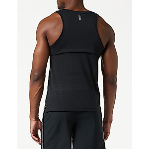 Under Armour Streaker Singlet, Black (001)/Reflective, Medium