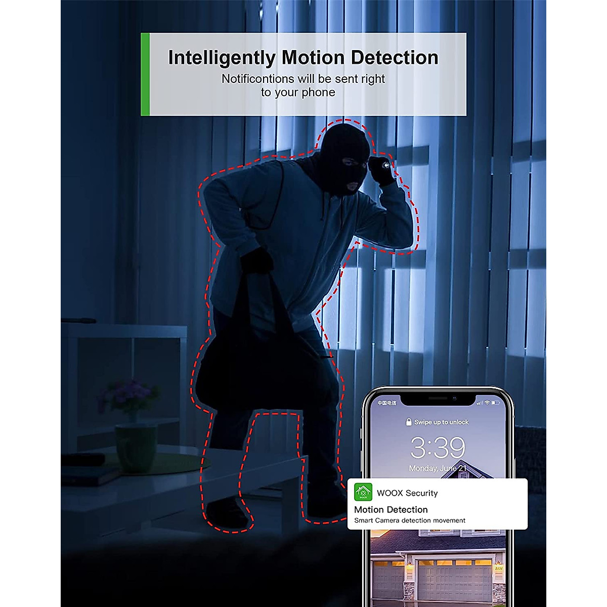 VENZ Outdoor Camera Wireless,1080P Battery Powered WiFi Cameras for Home Security,Magnetic Base,Siren Alarm, Night Vision,Motion Detection,2-Way TalkIP65 Waterproof,Cloud/SD Storage