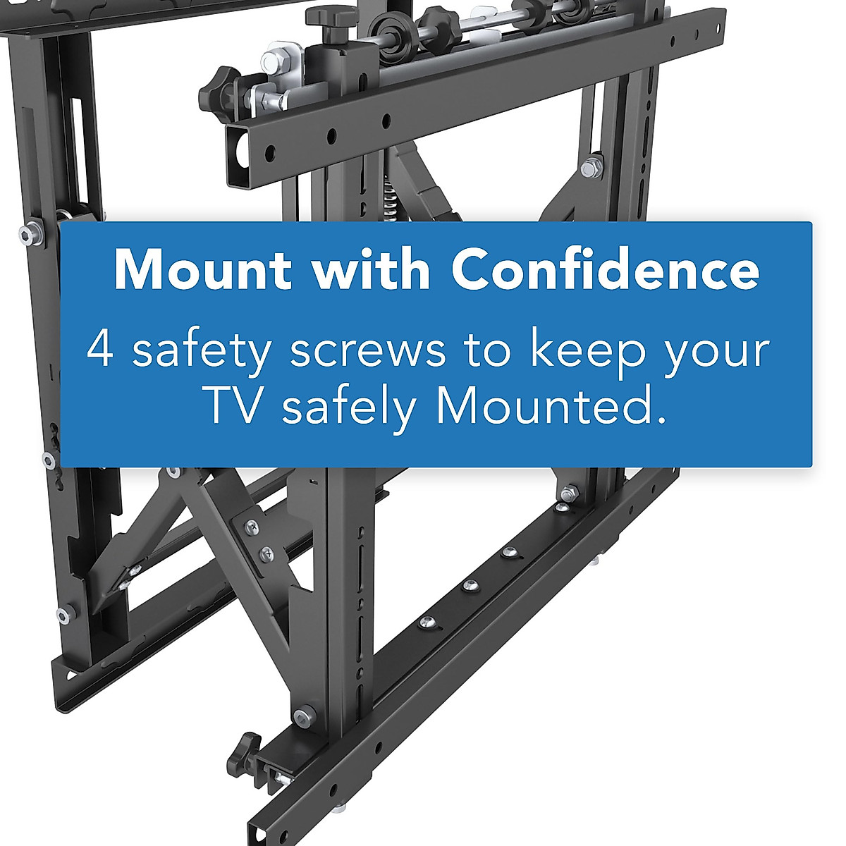 Mount-It! Video Wall Mount with Pop Out Function, Digital Signage TV Menu Board Mount for 32 to 70" TVs, Up to VESA 400x400, Commercial Grade 110 Lbs Capacity