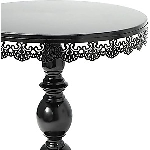 SCIEO Cake Stands Set of 5 Black Metal Cupcake Holder Dessert Display Plate for Baby Shower Birthday Wedding Party Candy Table Decoration