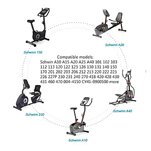 9V AC Power Adapter for Schwinn 270 170 430 A10 A20 420 460 101 130 150 202 220 230 240 Schwinn Stationary Bike Power Cord for Exercise Elliptical Recumbent Upright Trainer Power Supply