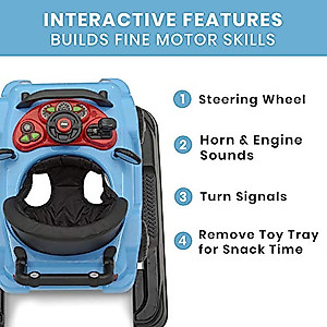 Jeep Classic Wrangler 3-in-1 Grow with Me Walker by Delta Chidlren, Blue