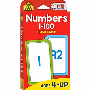 School Zone Get Ready for School Flash Cards: Learn the Alphabet & Numbers Combo Pack, Preschool, Kindergarten, ABCs, Uppercase and Lowercase Letters, Numbers, Counting, and More