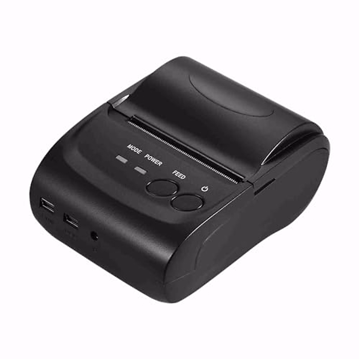 YDuupxe Mini 58mm 5802DD Thermal Receipt Printer USB Connect with Auto Sleep Awake Printing Equipment Used for Restaurant Personal Bill (US Plug)