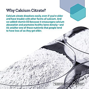 Life Extension Calcium Citrate with Vitamin D - Super Absorbable Bone Health D3 Calcium Supplement for Men & Women - for Bones Density & Muscle Function - Gluten-Free, Non-GMO – 200 Capsules