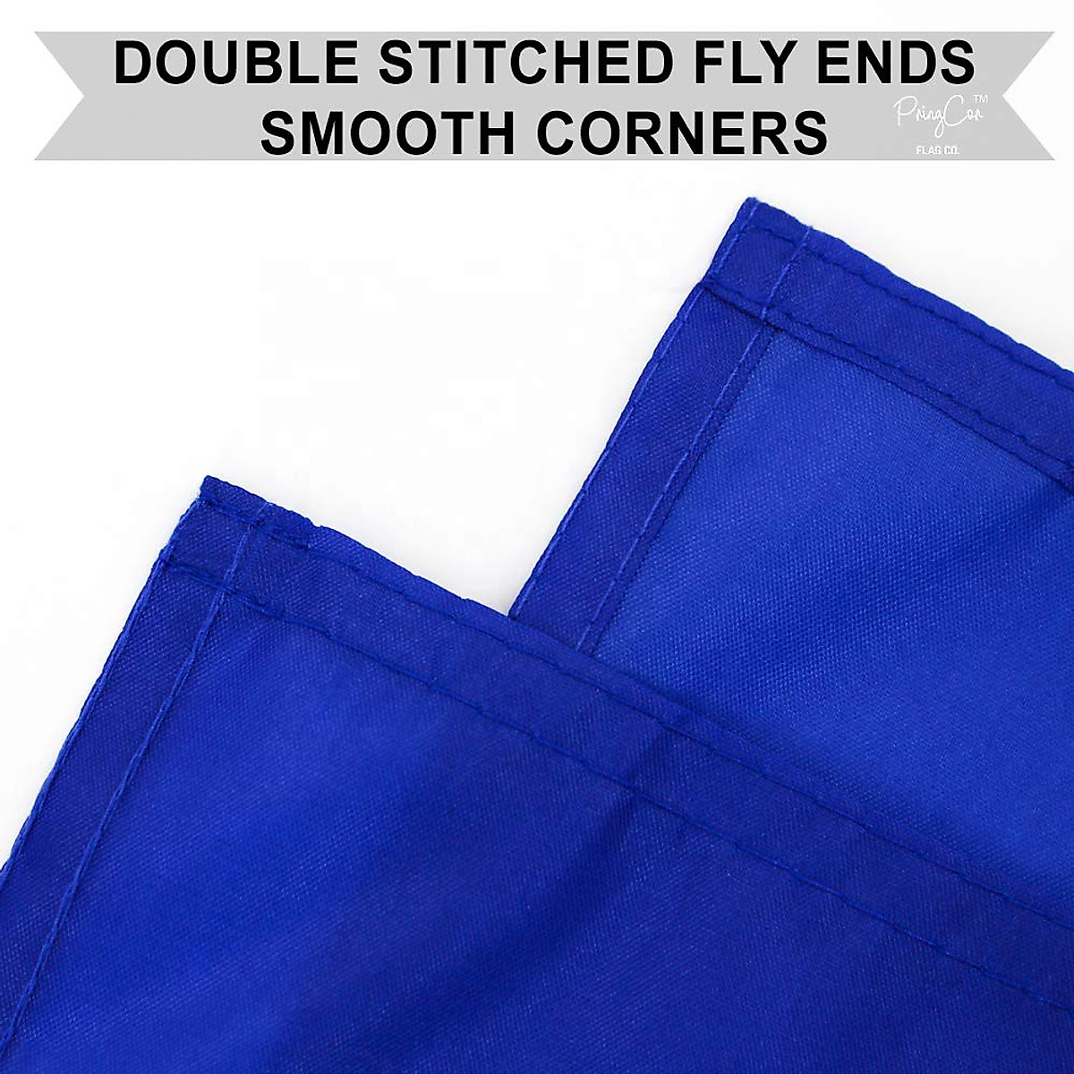 US Air Force Flag Wings Logo 3x5 ft USAF White on Blue Veteran Active (3x5FT)