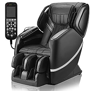 MYNTA Massage Chair, SL-Track Massage Chair Zero Gravity Full Body and Recliner with Heat, Foot Massage, Speakers, Ache Sensing Technology