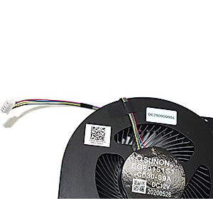 NODRLIN New 05C68F 05CC81 for Dell Alienware AREA-51M R1 R2 RTX2060 CPU & GPU Fan